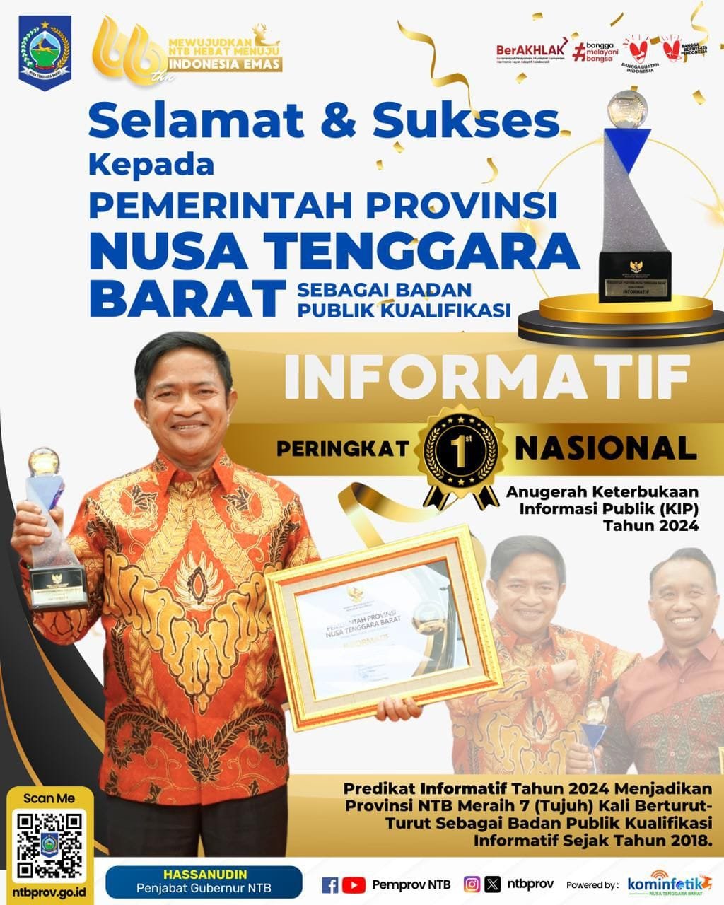 Prof. Bambang Hari Kusumo Resmi Dilantik Jadi Rektor Unram Periode 2022 ...